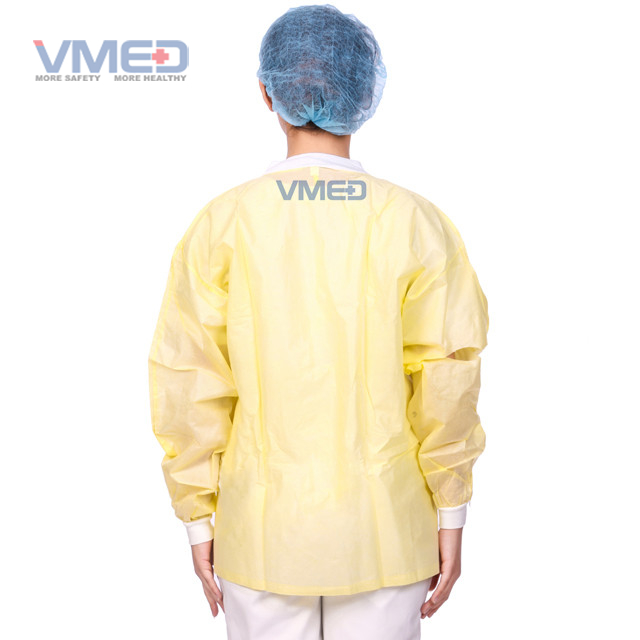 Yellow PP Chemical Protective Lab Coat from China manufacturer - Vench