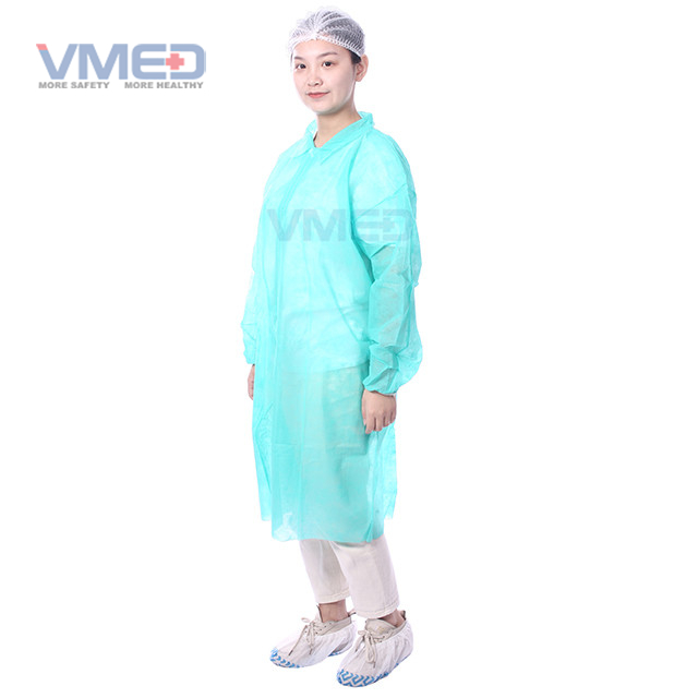 Disposable SPP Non-woven Green Lab Coat from China manufacturer - Vench
